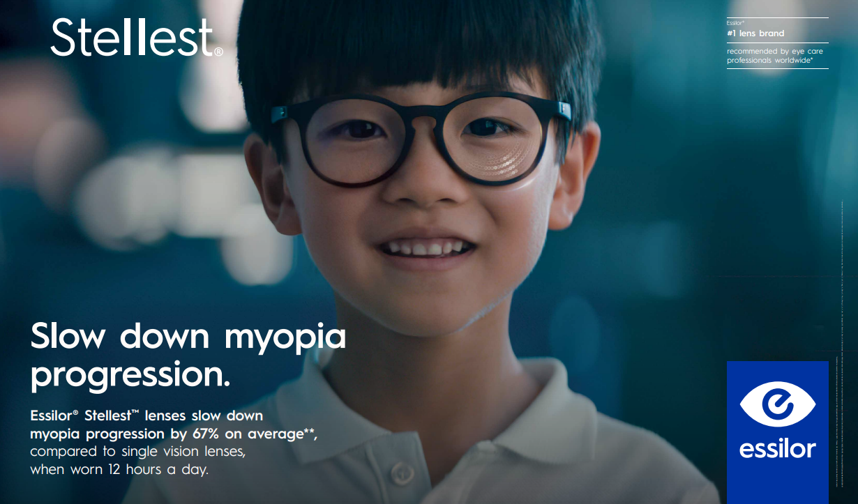 Manage myopia in kids with W Optics and the new Essilor Stellest lenses ...